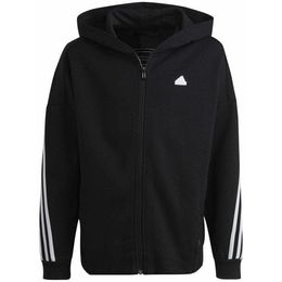 Adidas Future Icons 3 Stripes Full Zip Jr - Kapuzenpullover - Jungs