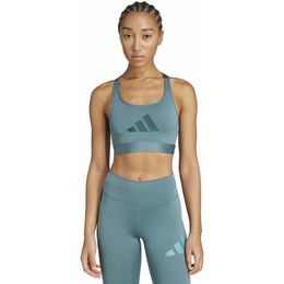 Adidas Powerreact Big Logo Graphic W - Sport-BH leichter Halt - Damen