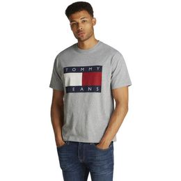 Tommy Jeans TJM Melange Big Flag M - T-Shirt - Herren