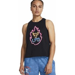 Under Armour Project Rock Neon Flame W - Top - Damen
