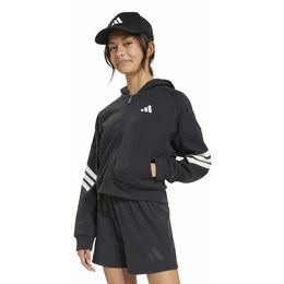 Adidas Future Icons 3 Stripes Full Zip Jr - Kapuzenpullover - Mädchen