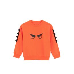 Cool Club Sweatjacke Jungen Gr&ouml;&szlig;e 122 orange / schwarz
