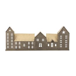 Bloomingville Noeli Teelichthalter H&auml;userfront Metall skandinavische Deko Online Shop