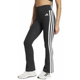 Adidas Optime Essentials 3 Stripes Flared W - Leggings Fitness - Damen