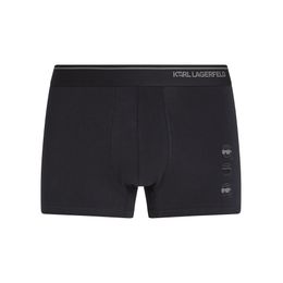 K by KARL LAGERFELD Karl Lagerfeld Boxershorts 'Ikon' Herren Gr&ouml;&szlig;e S grau / anthrazit / schlammfarben