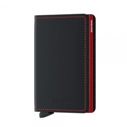 Secrid Matte Slimwallet-black & red