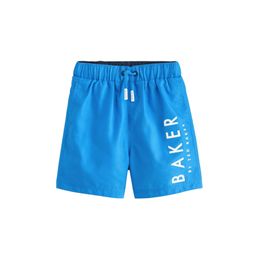 Baker By Ted Baker Badeshorts Jungen Gr&ouml;&szlig;e 158 blau / wei&szlig;