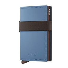 Secrid Matte Bandwallet-steel blue-brown