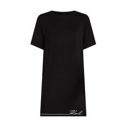 K by KARL LAGERFELD Karl Lagerfeld Nachthemd Damen Gr&ouml;&szlig;e XL schwarz / wei&szlig;