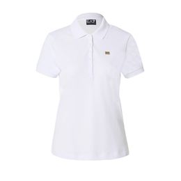 EA7 Emporio Armani Poloshirt Damen Gr&ouml;&szlig;e L wei&szlig;
