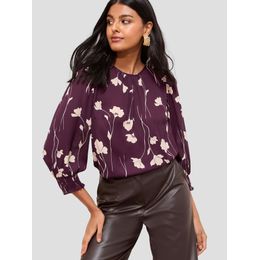 Friends Like These Bluse Damen Gr&ouml;&szlig;e XXL camel / aubergine