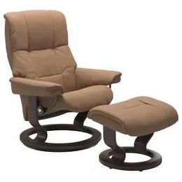 Fu&szlig;hocker stressless "Mayfair", braun (latte batick), B:55cm H:38cm T:39cm, Leder BATICK: BATICK ist ein leicht korrigiertes, durchgef&auml;rbtes und genarbtes M&ouml;belleder, bei dem die meisten Unebenheiten und Spuren in der Regel entfernt wurden.;Leder PALOMA: PALOMA ist ein durchgef&auml;rbtes Semianilin-M&ouml;belleder mit nat&uuml;rlicher Narbung.;ROHLEDER Stoff Q2 FARON: Ein fester zuverl&auml;ssiger Boucl&eacute; mit einem s