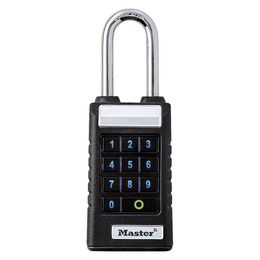 Master Lock Masterlock Vorh&auml;ngeschloss mit Bluetooth , mit verl&auml;ngertem B&uuml;gel, schwarz