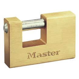 Master Lock Masterlock Vorh&auml;ngeschloss aus Messing, VE 4 Stk, gold