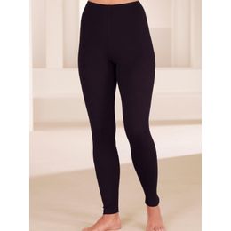 w&auml;schepur w&auml;schepur Damen Lange Unterhose, Schwarz, Gr. 38, Leggings, 100% Baumwolle