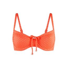 Lingadore Bikinitop Damen Gr&ouml;&szlig;e 85 koralle / dunkelorange