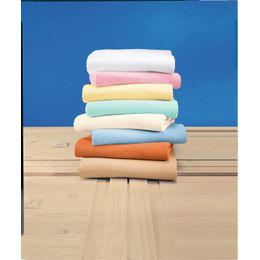 Dormisette unisex Betttuch weiß, Größe 1 St. 100x200 cm - Spannbetttuch