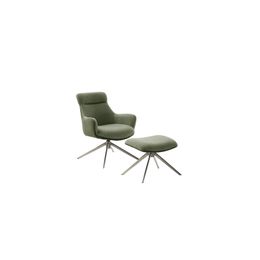 iNNoSeat by MCA + PELION Drehstuhl mit Armlehnen - versch. Farben - Edelstahl / Olive