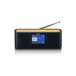 Lenco DAB/FM mit 2,4"-Farbdisplay Bluetooth®-Akku Schwarz