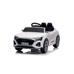 Chipolino Kinder Elektroauto SUV Audi SQ8 Fernbedienung Doppelmotorantrieb Gurt weiß