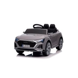 Chipolino Kinder Elektroauto SUV Audi SQ8 Fernbedienung Doppelmotorantrieb Gurt grau