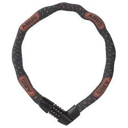 Kettenschloss Abus "Tresor 1385", grau (grau, orange), Sicherheitsschl&ouml;sserL:75cm, Stahl, 75 cm L&auml;nge, L:75cm