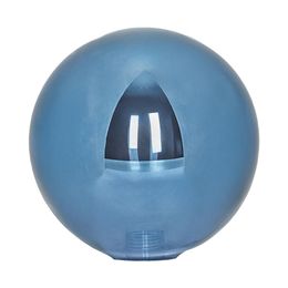 hofstein Lampenschirm aus Glas Bernado Ersatzglas 15 cm Blau