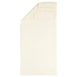 Handt&uuml;cher Egeria "Prestige", beige (creme), B:50cm L:100cm, Walkfrottee, Obermaterial: 100% Baumwolle, Handt&uuml;cher, Uni Programm mit Streifenbord&uuml;re, SUPIMA Baumwolle