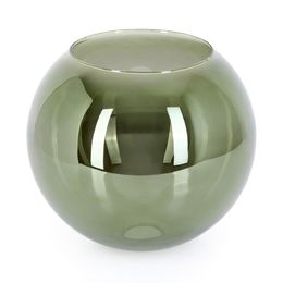 hofstein Glas-Lampenschirm Koyoto Ersatzglas 25 cm Gr&uuml;n