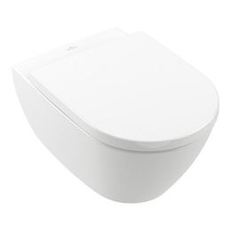 Villeroy & Boch V&B Wand-WC, Tiefspüler Subway 2.0 37x56cm, D-Flush, randl., we A-bac C+ ; Villeroy & Boch (5614R0T2)