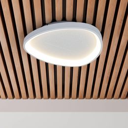 NAEVE LEUCHTEN LED-Deckenleuchte Argesa, Ø 42 cm, weiß, CCT, Fernbedienung