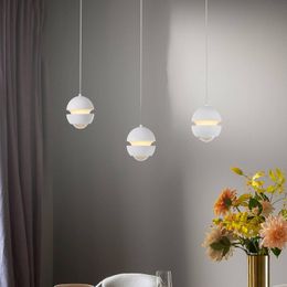Sch&ouml;ner Wohnen SCH&Ouml;NER WOHNEN LED-H&auml;ngelampe Lini wei&szlig;, 3-fl. lang, 3.000 K