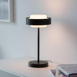 Sch&ouml;ner Wohnen SCH&Ouml;NER WOHNEN LED-Tischlampe Elmo, schwarz, 3000 K, Dimmer