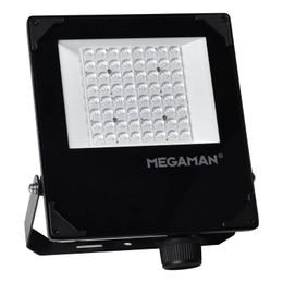 Megaman LED-Außenstrahler Hugo, 50 W, 3000 K, IP66