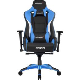 AKRacing Gaming-Stuhl »Master Pro Blau« () schwarz/blau Kissenset enthalten
