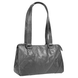 SPIKES & SPARROW Spikes & Sparrow Damen Henkeltasche echt Leder schwarz