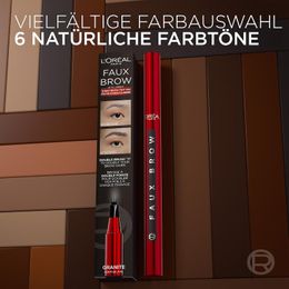 L'ORÉAL PARIS Augenbrauen-Stift »Infaillible Faux Brow Augenbrauenstift« transparent Ultrafeine Doppelspitze und Formel für haarähnliche Striche