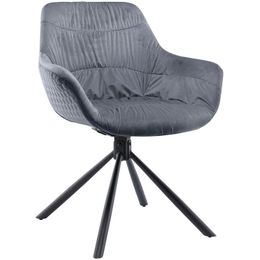 Salesfever Esszimmerstuhl &raquo;Rimini Armlehnstuhl: Sitzkomfort f&uuml;rs Esszimmer&laquo; () 1 Stk.Esszimmersessel, R&uuml;ckseite mit Wabensteppung, 360&deg;...
