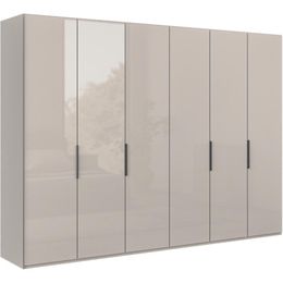 Wiemann Falttürenschrank »Ohio, Kleiderschrank, Schrank, Garderobe, mit Glasfront, 300 cm« inklusive Einlegeböden & Kleiderstangen, 2 Höhen, MADE...