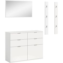 Inosign Garderoben-Set &raquo;Trondheim, Garderobenset 3-tlg. Breite 171 cm, &laquo; 3 Stk. tlg. wei&szlig; Breite/H&ouml;he/Tiefe: ca.171 x 191 x 37 cm