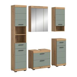 Inosign Badm&ouml;bel-Set &raquo;Siena, 5 teilig, bestehend aus:&laquo; Set, TOPSELLER!, 5 Stk. tlg. gr&uuml;n Holzwerkstoff, MDF