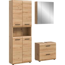 Inosign Badmöbel-Set »FLORENZ, TOPSELLER!, 3-teilige Badkombination, hochwertige MDF-Front« Set, best. aus: 1 Hochschrank, 1...