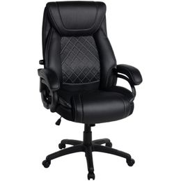 Duo Collection Chefsessel &raquo;Chefsessel Benito XXL&laquo; () 1 Stk.Federkern, Lordosenunterst&uuml;tzung, bis 150 kg belastbar Schwarz + schwarz Belastbarkeit...