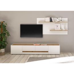 Inosign Wohnwand »City/Giron, moderne Anbauwand, Komplettset in vielen Farben verfügbar« Set, 2 Stk. tlg. Weiss Die Wohnwand ist aus...