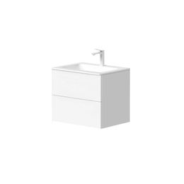 Welltime Waschtisch &raquo;Gama&laquo; inklusive Waschbecken, mit Push-to-Open-Funktion, FSC zertifiziert glossy white