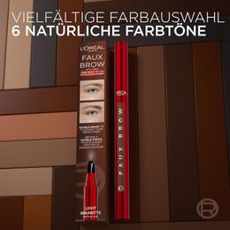 L'ORÉAL PARIS Augenbrauen-Stift »Infaillible Faux Brow Augenbrauenstift« transparent Ultrafeine Doppelspitze und Formel für haarähnliche Striche