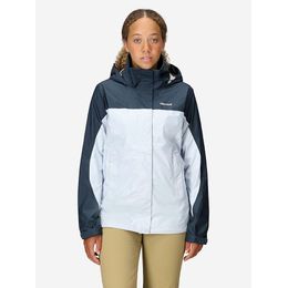 Marmot Funktionsjacke "PreCip Eco" in Hellblau/ Dunkelblau - 55% | Größe M | Damen-outdoorjacken