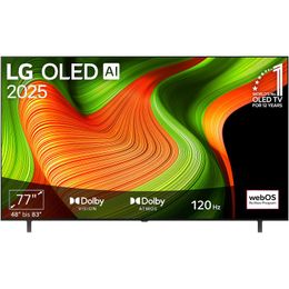 LG OLED-Fernseher »OLED77B59LA« 195 cm/77 ′′ Smart-TV schwarz α8 Gen2 4K AI-Prozessor mit zahlreichen AI-Funktionen für bestmögliche Bildqualität...