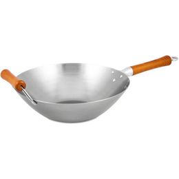 KEN HOM Wok »Excellence« Stahl 1 Stk. tlg. Ø 32 cm silberfarben
