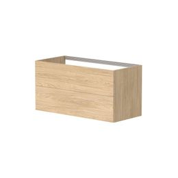 Welltime Waschtisch »Gama« inklusive Waschbecken, mit Push-to-Open-Funktion, FSC zertifiziert light oak